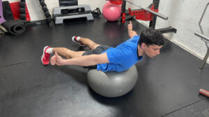 How to Do a Prone Ball Cobra Exercise on a Stability Ball | Functional ...